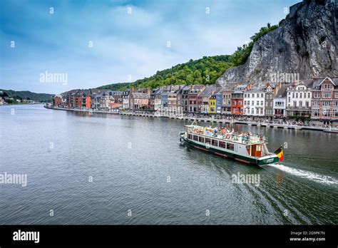 Dinant Belgium July The Historic Town Of Dinant Tourist