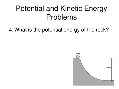 Ppt Potential And Kinetic Energy Problems Powerpoint Presentation