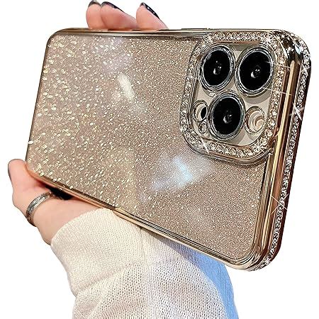 JETech Glitzer Hülle für iPhone 12 Pro Max 6 7 Zoll Bling Glitter