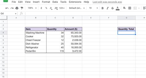 How To Sum A Column In Google Sheets The Easy Way