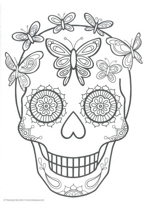 Calaveras Para Imprimir Colorear Y Decorar La Casa En Halloween