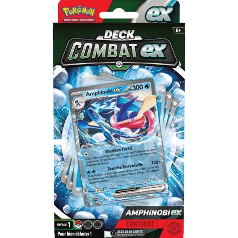 Coffret Deck Combat Ex Amphinobi Ex Ou Kangourex Ex POKEMON Modèle