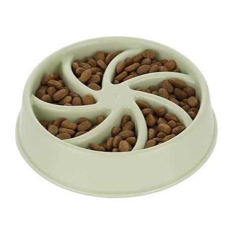 Relaxdays Gamelle Anti Glouton Repas Pour Chiens 600 Ml Digestion