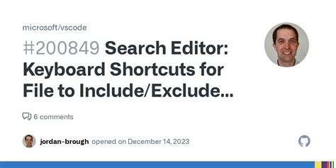 Search Editor Keyboard Shortcuts For File To Include Exclude Not