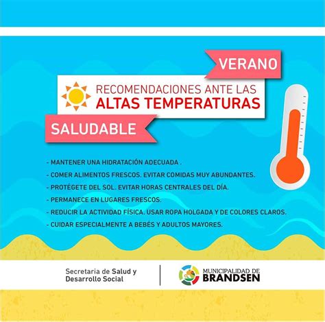 Recomendaciones Ante Las Altas Temperaturas PORTAL INFOBRANDSEN