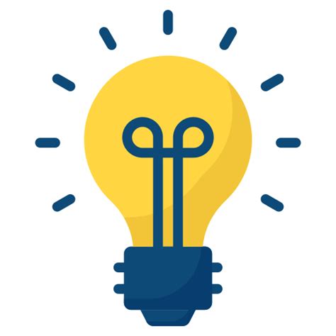 Bombilla de idea Iconos gratis de tecnología