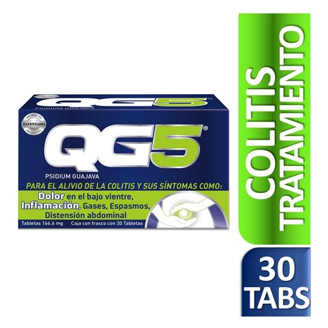 QG5 Auxiliar para el alivio de la colitis y sus síntomas caja con 30