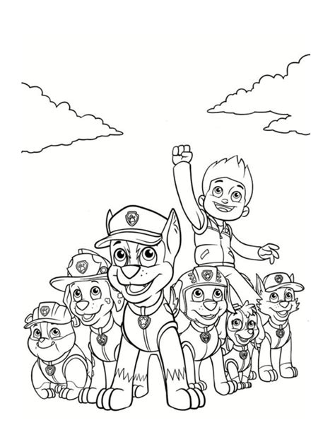 Coloriage Pat Patrouille 30 dessins à imprimer gratuitement