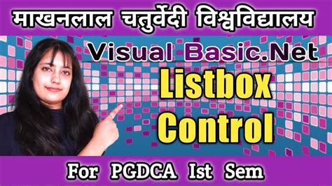 Listbox Control In Vb Net How To Use ListBox In VB NET List Box