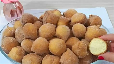Bolinho de chuva fofinho e sequinho faça já Receita da Roça