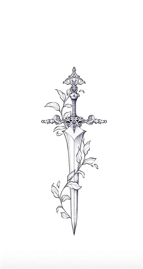 Knife Tattoo Pen Tattoo Sword Tattoo Dagger Tattoo Sternum Tattoo