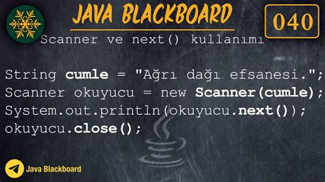 040 Java Dersleri Scanner Ve Next Ile Kelime Yazdirma YouTube