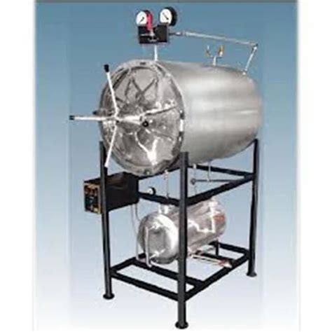 Stainless Steel Horizontal High Pressure Cylinder Steam Sterilizer At