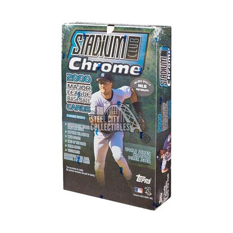 Topps Stadium Club Chrome Baseball Hobby Box Steel City Collectibles