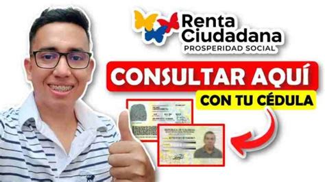 Pagos Renta Ciudadana Consulta con la cédula Como Cobrar con BICO y