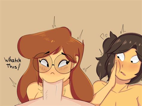 Rule 34 2girls Black Hair Blowjob Brown Hair Dialogue Fellatio Glasses Hikikomori