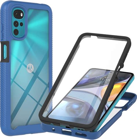 Happygor Capa Para Motorola G22 Protetor De Tela Resistente
