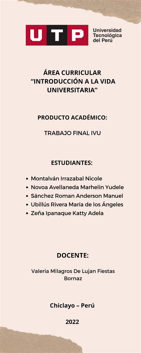 Trabajo final IVU ESTUDIANTES Montalván Irrazabal Nicole Novoa