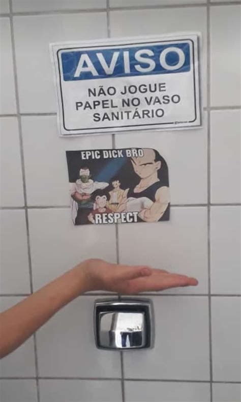 NÃO JOGUE PAPEL NO VASO SANITÁRIO iFunny Brazil