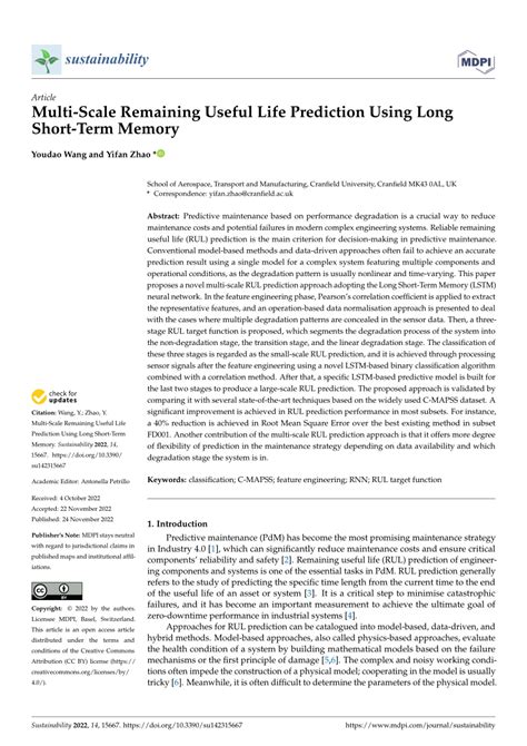 pdf multi scale remaining useful life prediction using long short term memory