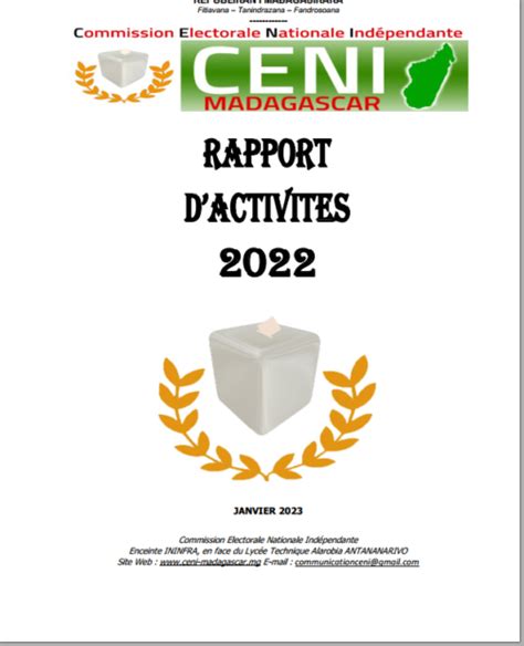 Rapport dactivité 2022