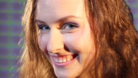 Girl Smiling Flirting Camera Stock Footage Video 100 Royalty Free 3001069 Shutterstock