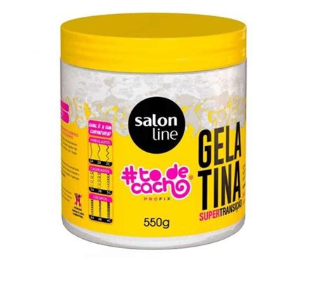 Gelatina Capilar Salon Line todecacho Super Transição 550g Gelatina
