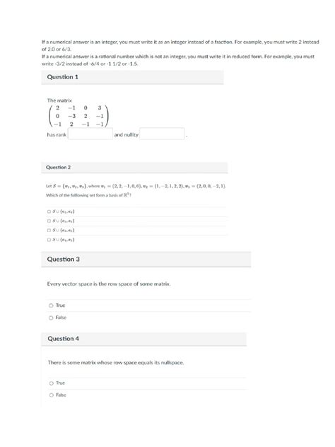 linear algebra pdf
