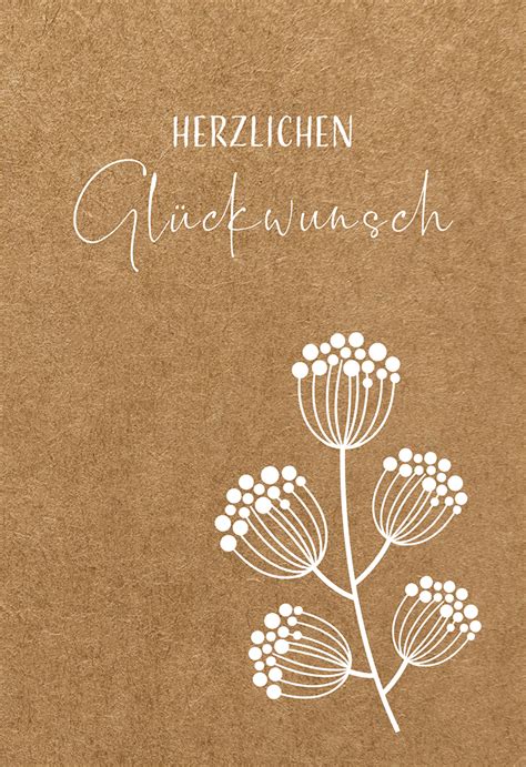 Geburtstagskarte Herzlichen Glückwunsch