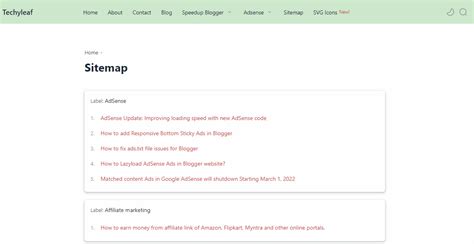 How To Add An Html Sitemap In Blogger Wpblogsetup