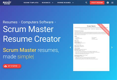 Scrum Master Resume Your Complete Guide Rocket Resume