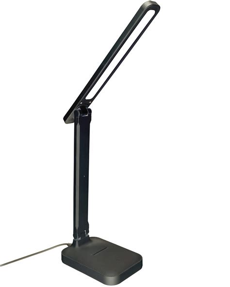 Szkolna Lampka Biurkowa Lampa Na Biurko LED Czarna Szkolna Lampka