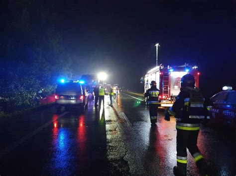 Śląsk Tragiczny wypadek na drodze krajowej numer 88 w okolicach węzła