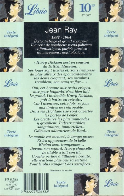 Harry Dickson Le Lit Du Diable Jean Ray Fiche Livre Critiques