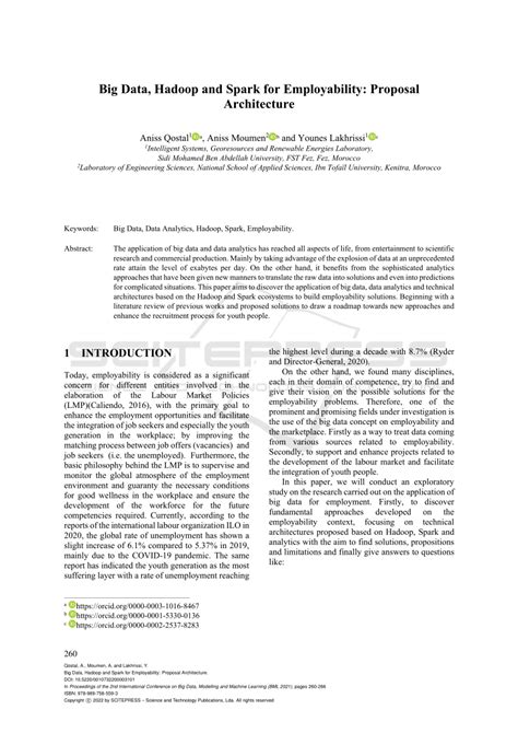 pdf big data hadoop and spark for employability proposal architecture