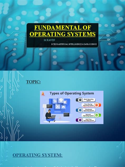 fundamental of operating systems pdf operating system real time computing
