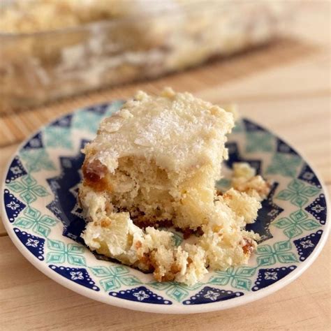 Bolo Gelado De Abacaxi Coco Receiteria