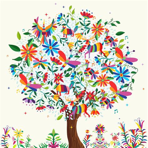 Cuadro Árbol De La Vida Canvas Hd 1x1m Color A Elegir 998 00 en