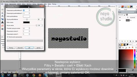 2 GIMP Jak zrobić znak wodny YouTube