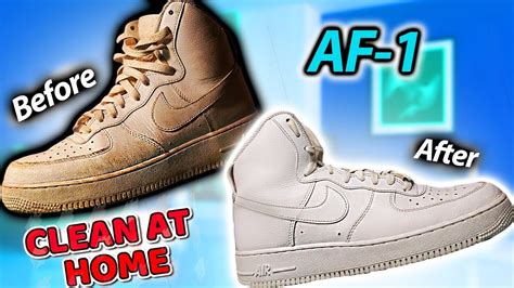 How To Clean Nike Air Force Ones We Will Be Using The Reshoevn R
