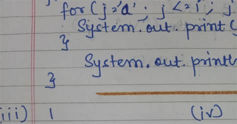 Icse Isc Java Programs Pattern Program