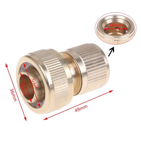 Robinet De Jardin En Laiton 3 4 Connecteur Rapide Pour Tuyau D