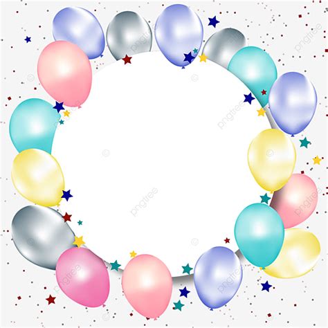 Confetti Celebration Clipart Transparent Background Celebrate Balloon