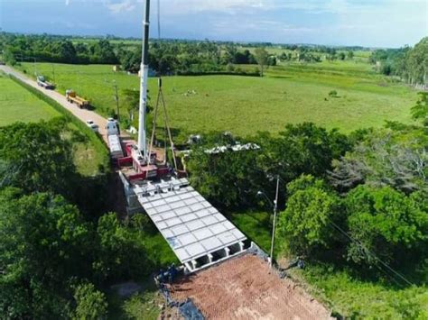 Obras Da Nova Ponte Do Canto De Santo Ant Nio Avan Am Em Quissam