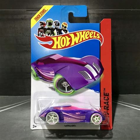 Jual Hot Wheels Covelight Purple HW Race 2014 Glow In The Dark Wheels