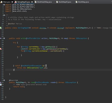 java implement multimap with generics don t quite work in my code and i cannot figure out why