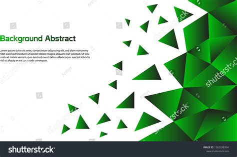 Vektor Stok Green Background Vector Abstract Full Hd Tanpa Royalti