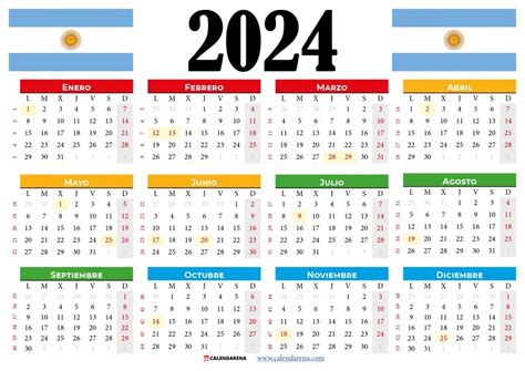 Feriados 2024 El Calendario Completo En Argentina Con Fines De Semana