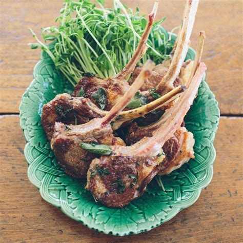 Recette côtelettes dagneau marinées Cuisine Madame Figaro
