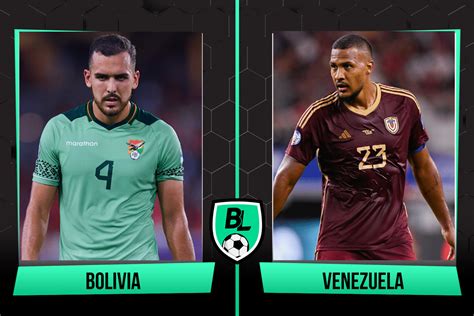 Alineaciones de Bolivia vs Venezuela a qué hora juegan y dónde ver EN